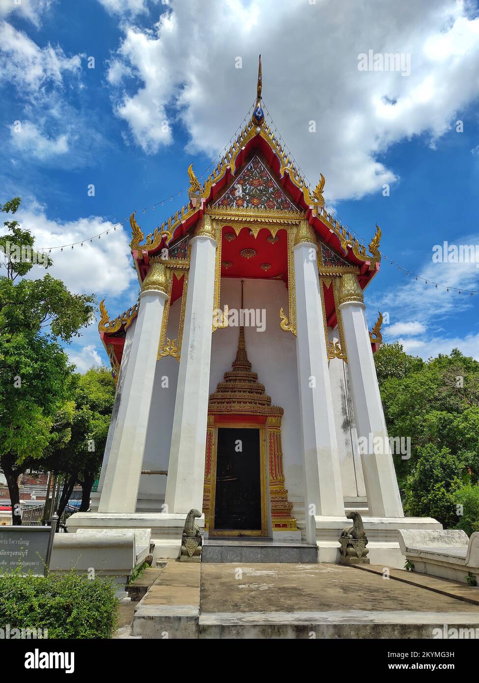Ordination hall, Thai Buddhist building are called Ubosot Stock Photo ...