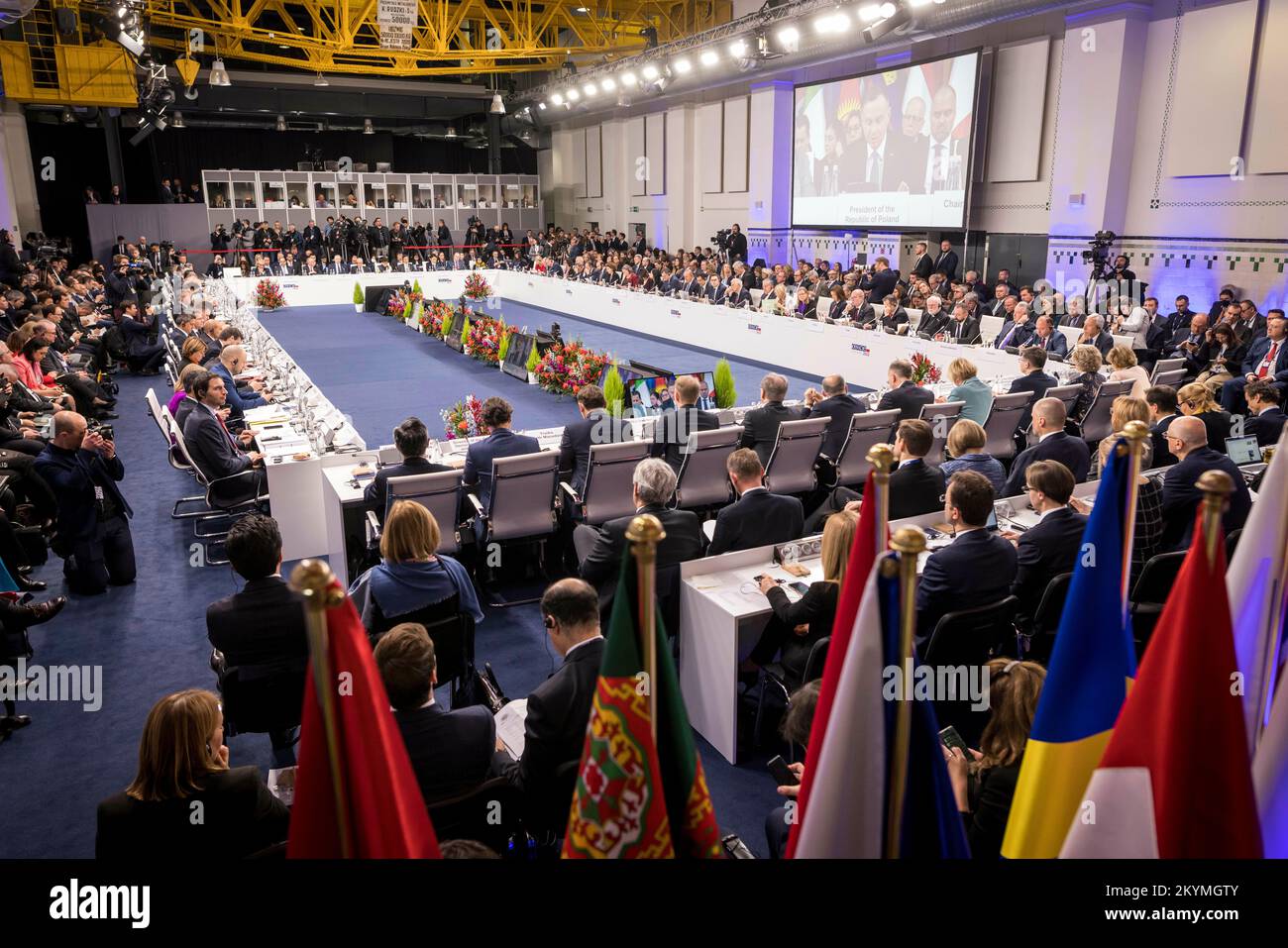 Opening of the OSCE Council of Ministers in Lodz with Annalena Baerbock ...