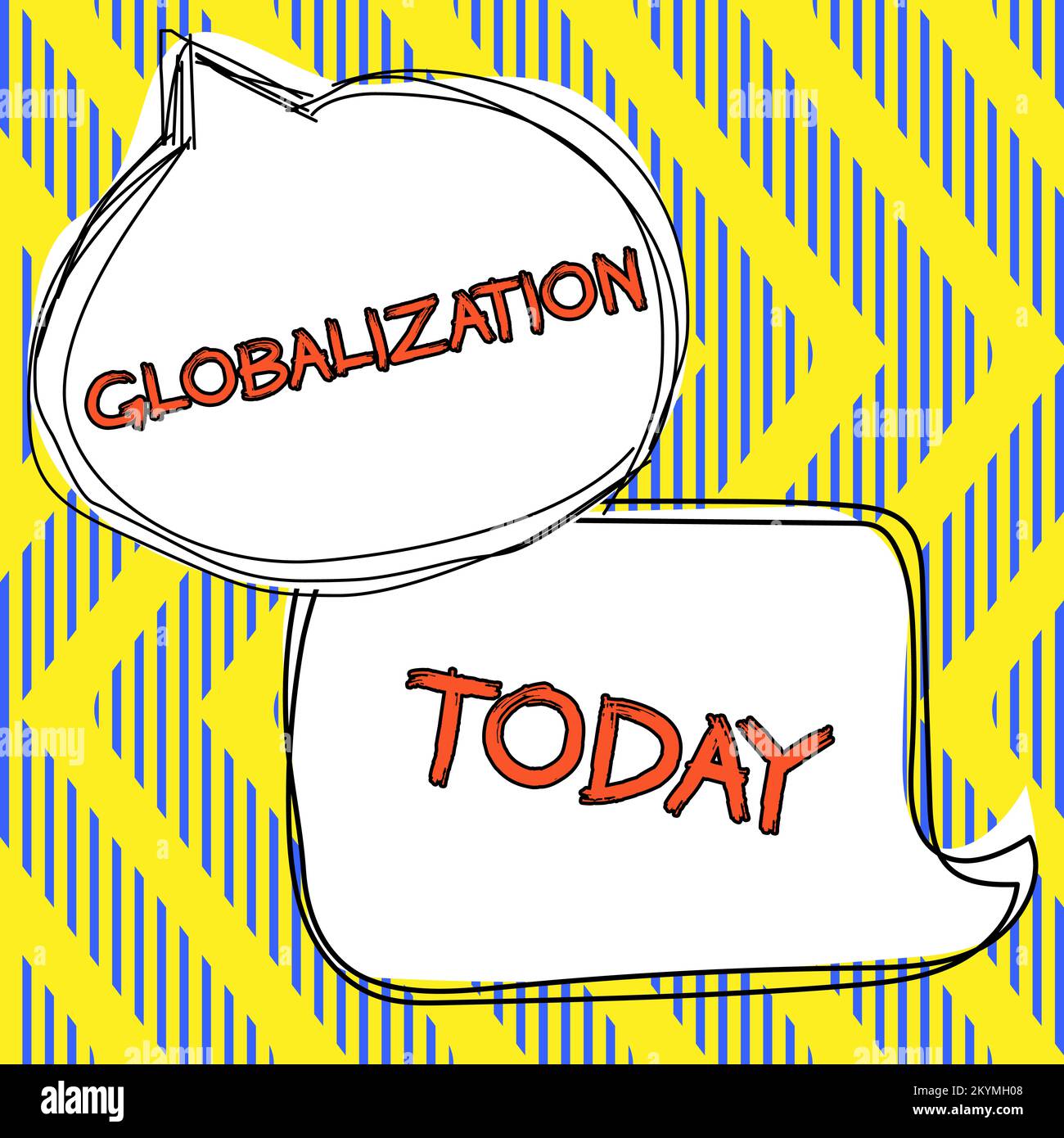 Text sign showing Globalization. Internet Concept development of an ...