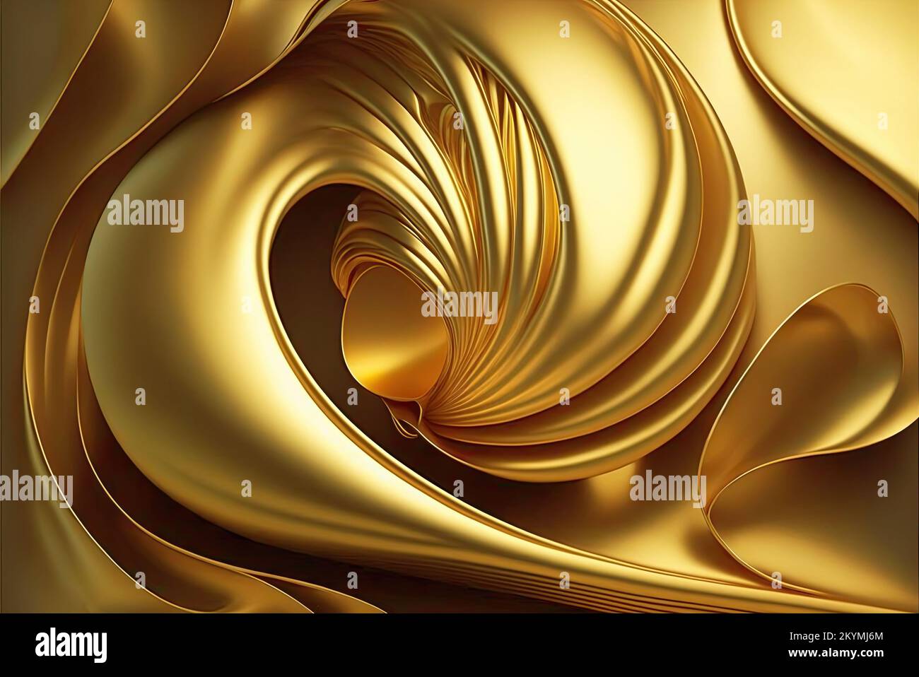 liquid gold texture background and material template. Close-up of ...