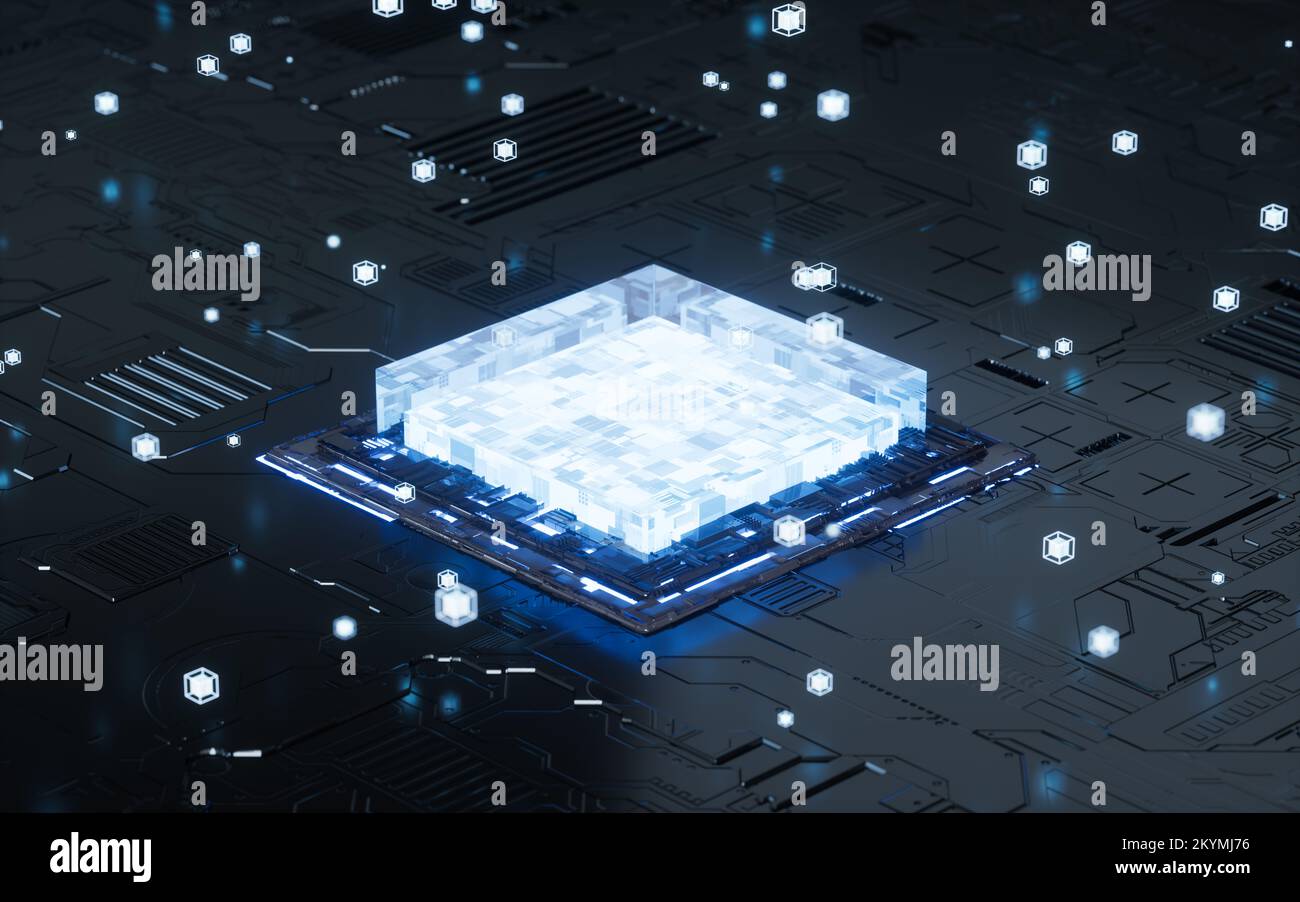 Electronic chips and circuit boards, Science and technology materials ...