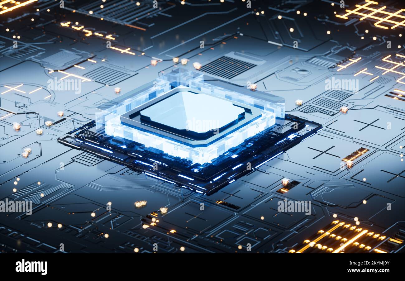 Electronic chips and circuit boards, Science and technology materials ...