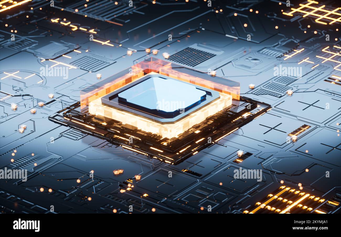 Electronic chips and circuit boards, Science and technology materials ...