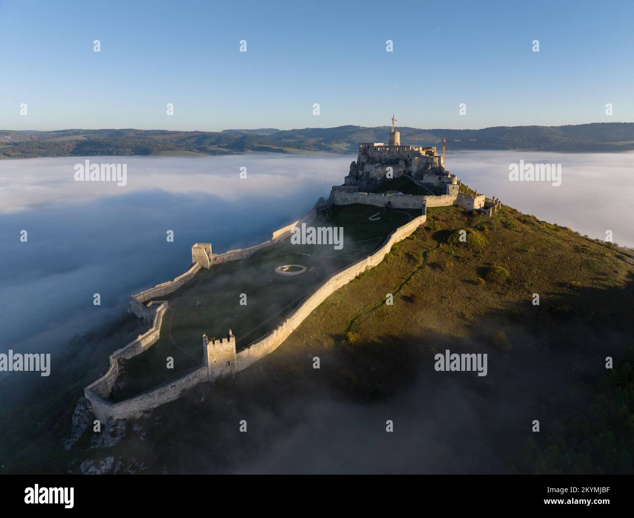 View of Spis Castle in Spisske Podhradie, Slovakia Stock Photo - Alamy