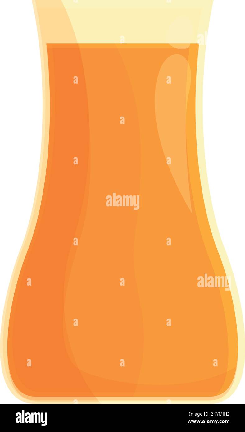 Drink glass icon cartoon vector. Carrot juice. Apple menu Stock Vector ...