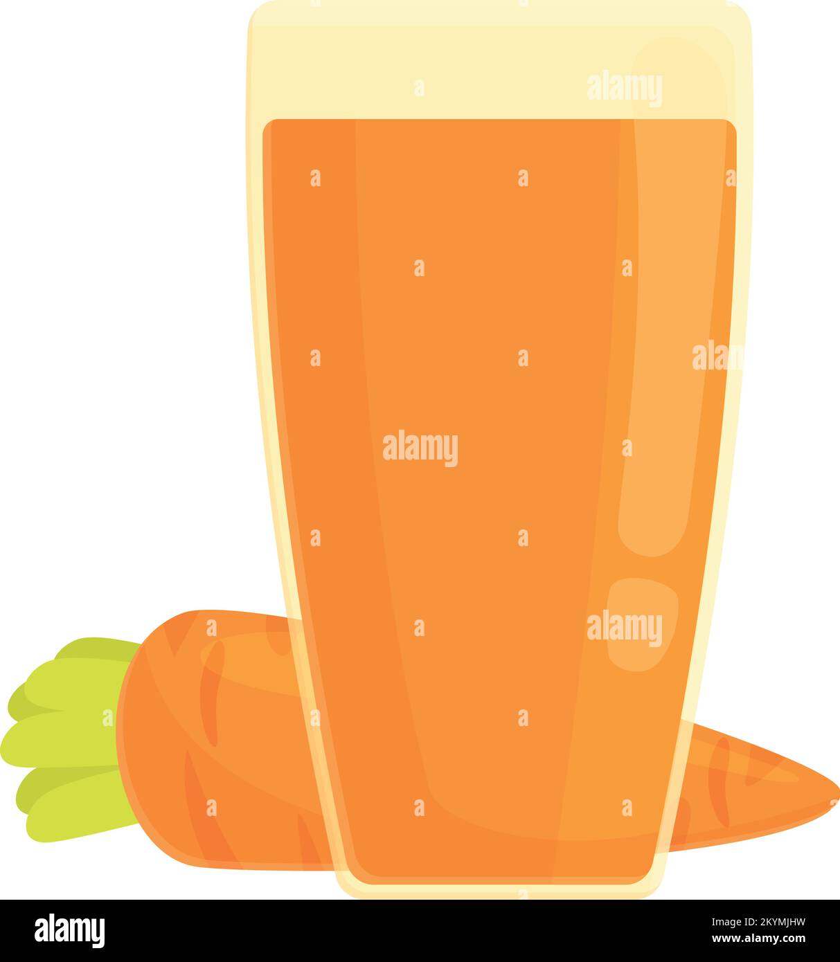 Juice carrot icon cartoon vector. Drink bottle. Fresh juice Stock ...