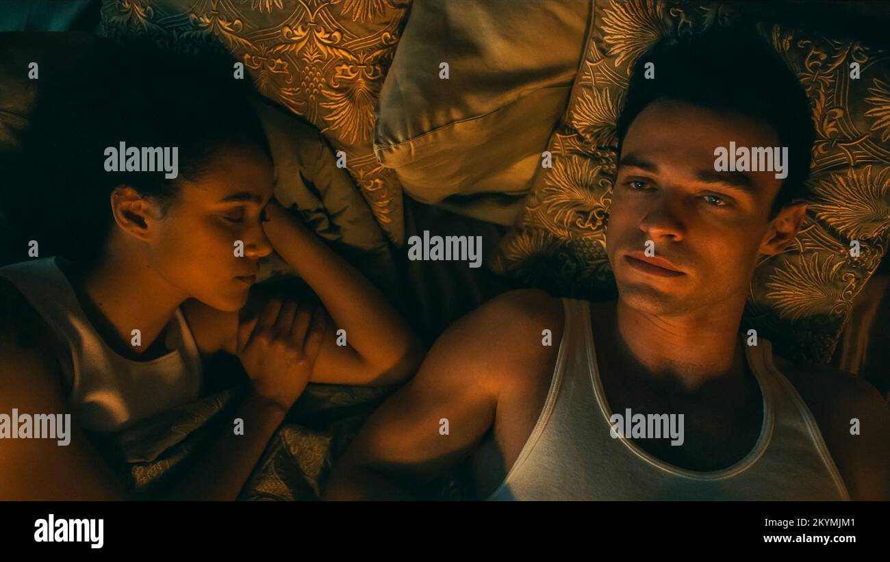 Nathalie Emmanuel and Thomas Doherty in Screen Gems "The Invitation ...