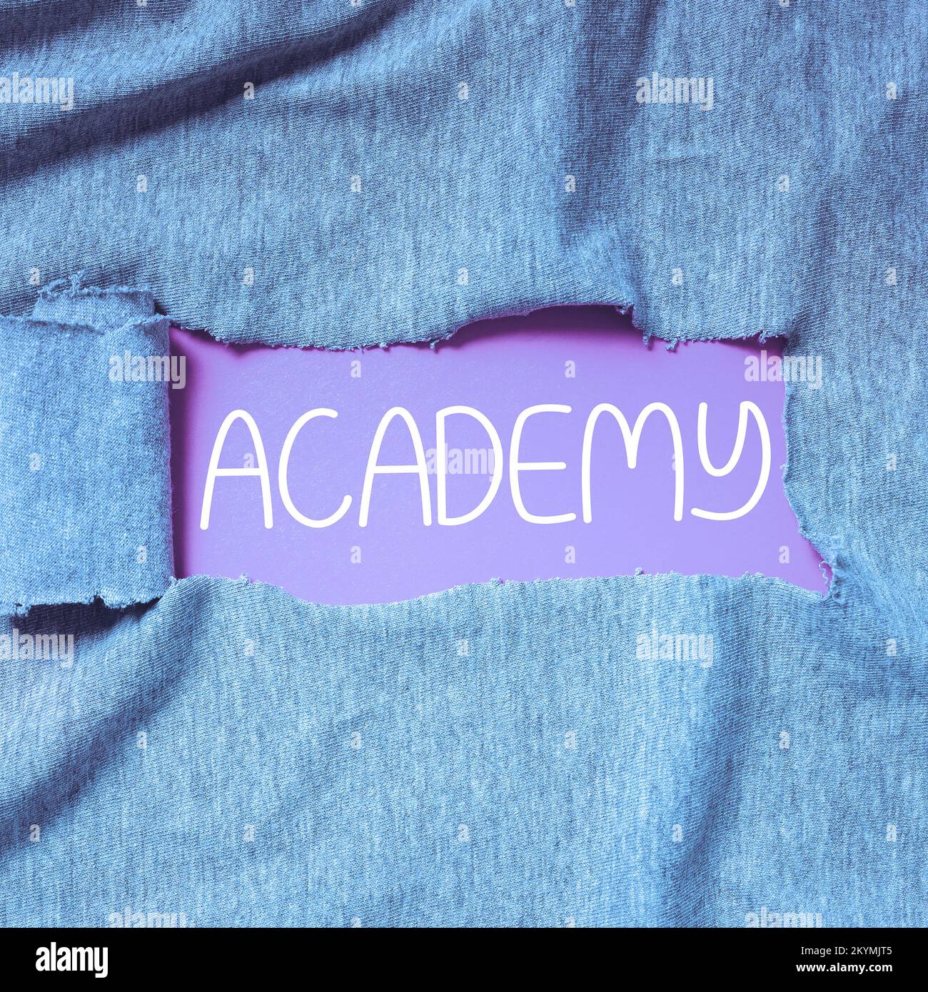 Handwriting text Academy. Word Written on where students can go to ...