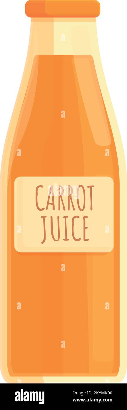 Carrot juice icon cartoon vector. Drink splash. Food fruit Stock Vector ...