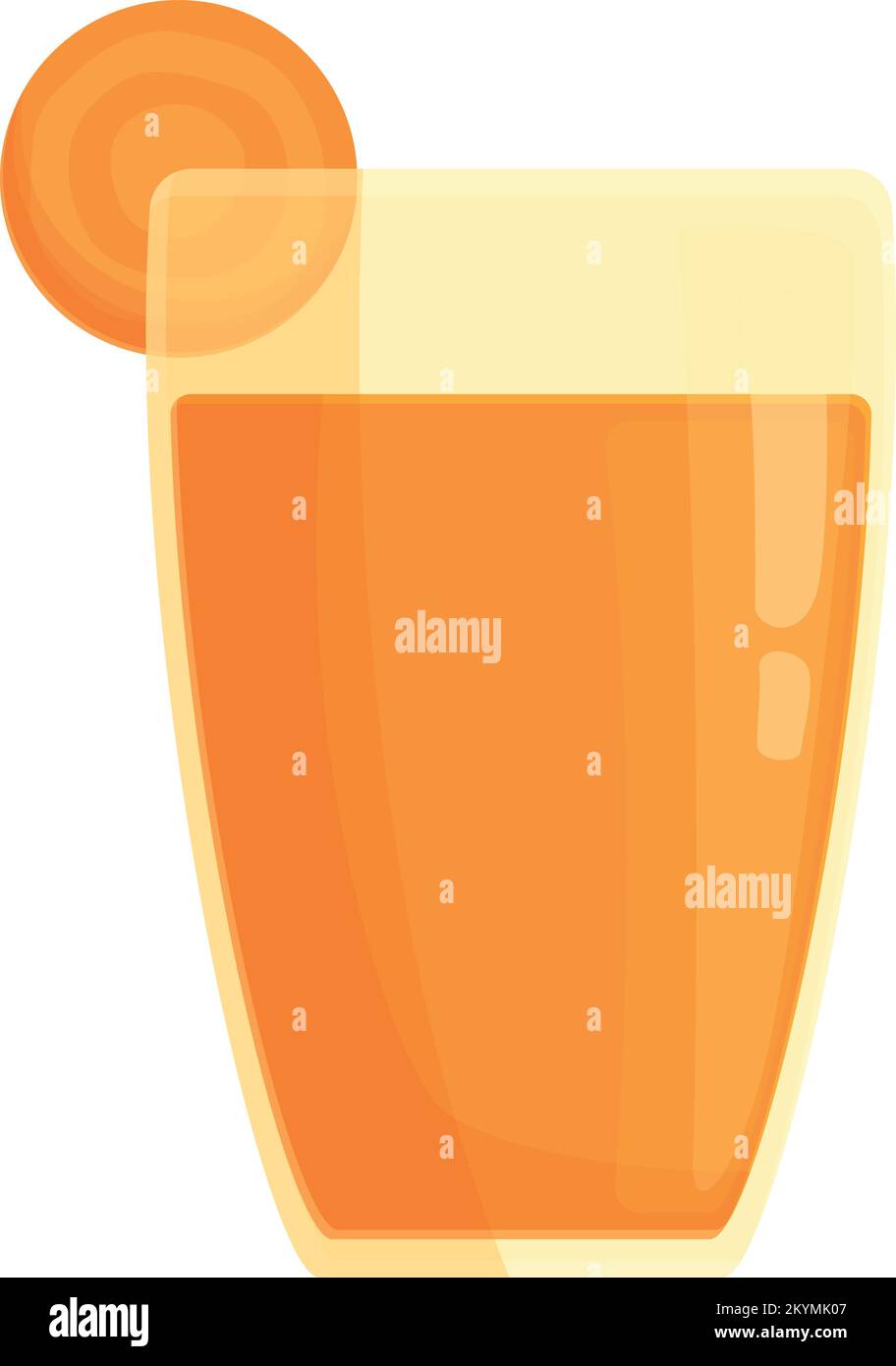 Orange carrot juice icon cartoon vector. Fruit splash. Apple menu Stock ...