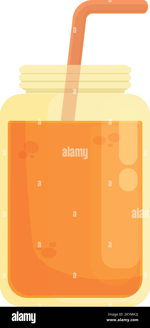 Carrot smoothie icon cartoon vector. Juice splash. Drink food Stock ...