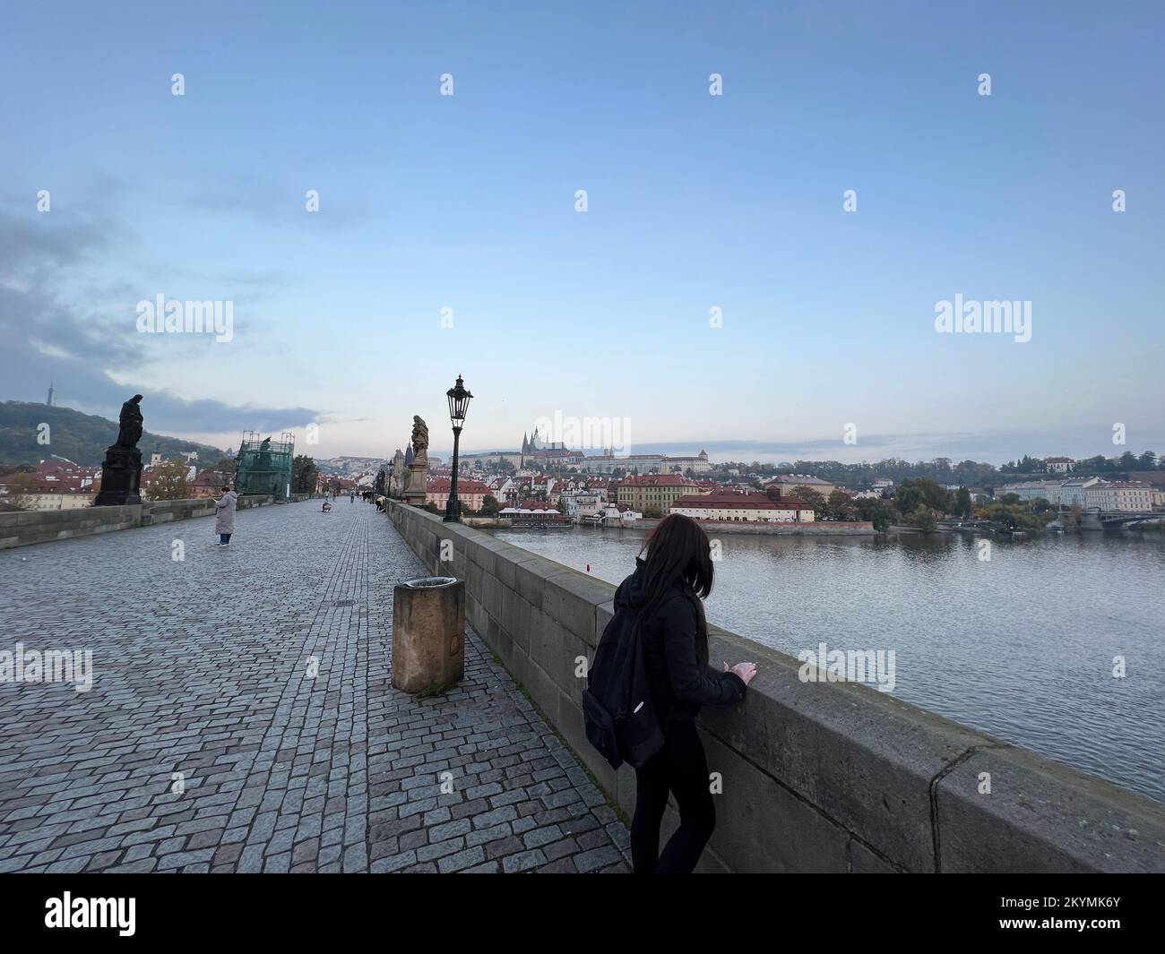 A view of the historic Karlov Bridge in the city of Prague in the Czech Republic Stock Photo - Alamy