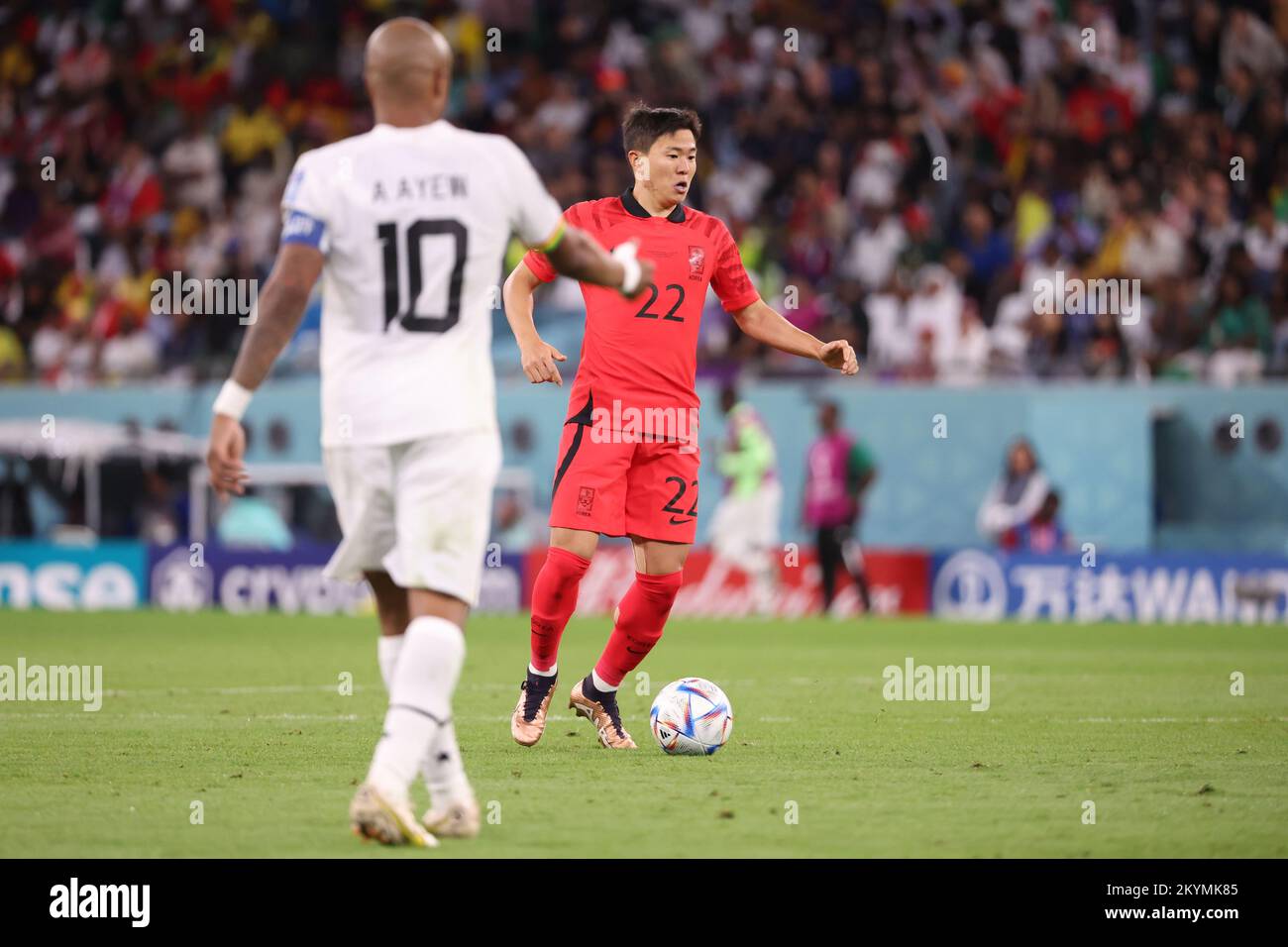 Kwon Chang-Hoon of South Korea during the FIFA World Cup 2022, Group H ...