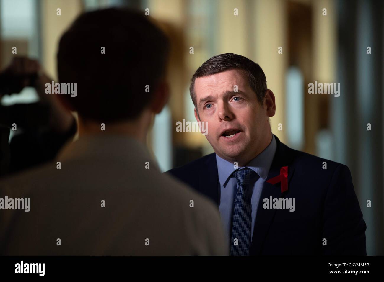 Edinburgh, Scotland, UK. 1st Dec, 2022. PICTURED: Douglas Ross MP MSP ...