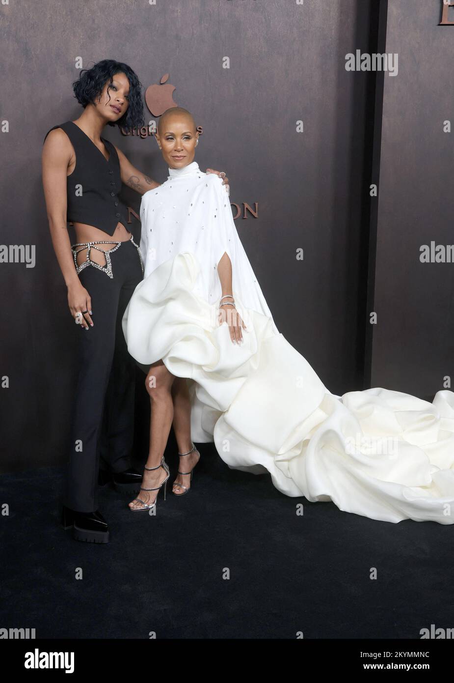 Willow Smith and Jada Pinkett Smith at premiere of Apple Original Films ...