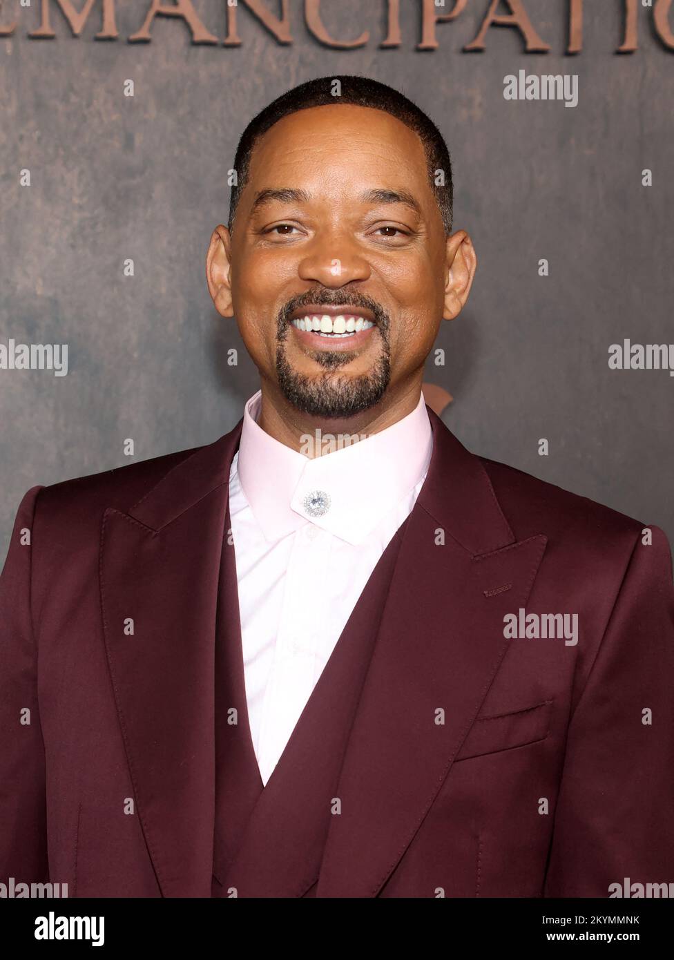 Will Smith at premiere of Apple Original Films “Emancipation” in Los ...