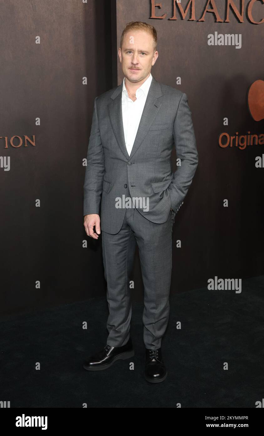 Ben Foster at premiere of Apple Original Films “Emancipation” in Los ...