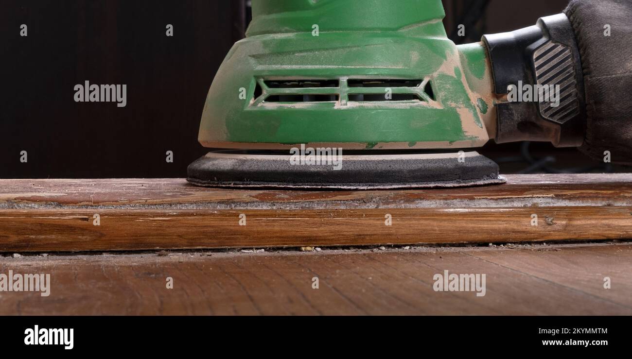Hand sanding wood hi-res stock photography and images - Alamy