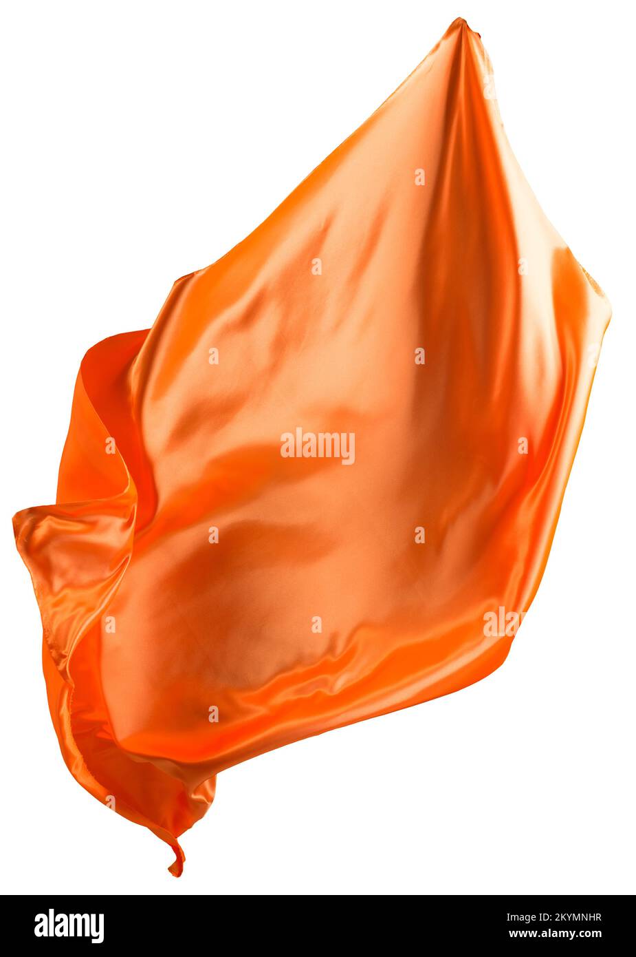 Orange cloth flutters Stock Photo - Alamy
