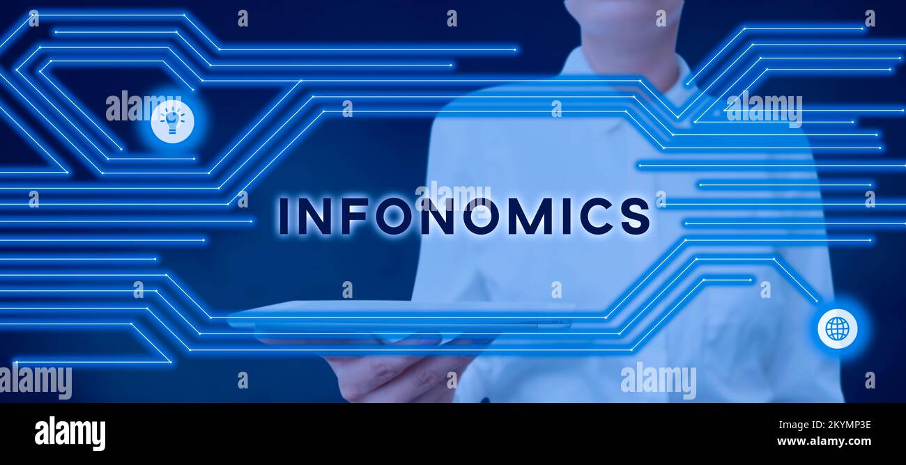 Handwriting text Infonomics. Internet Concept visual image used to ...