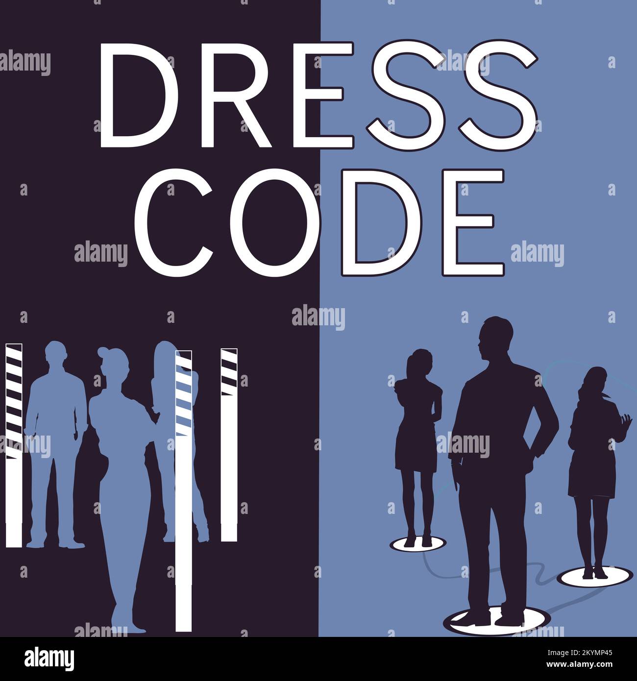 Conceptual display Dress Code. Conceptual photo an accepted way of ...