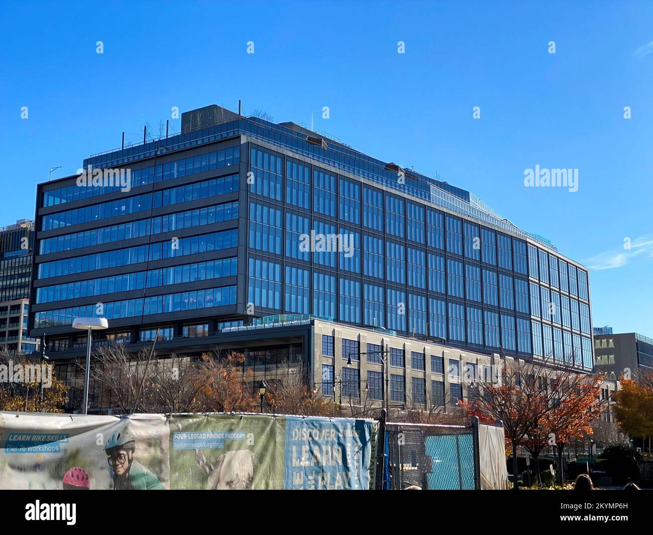 New York, NY, USA - Nov 30, 2022: The new Google headquarter on West St ...