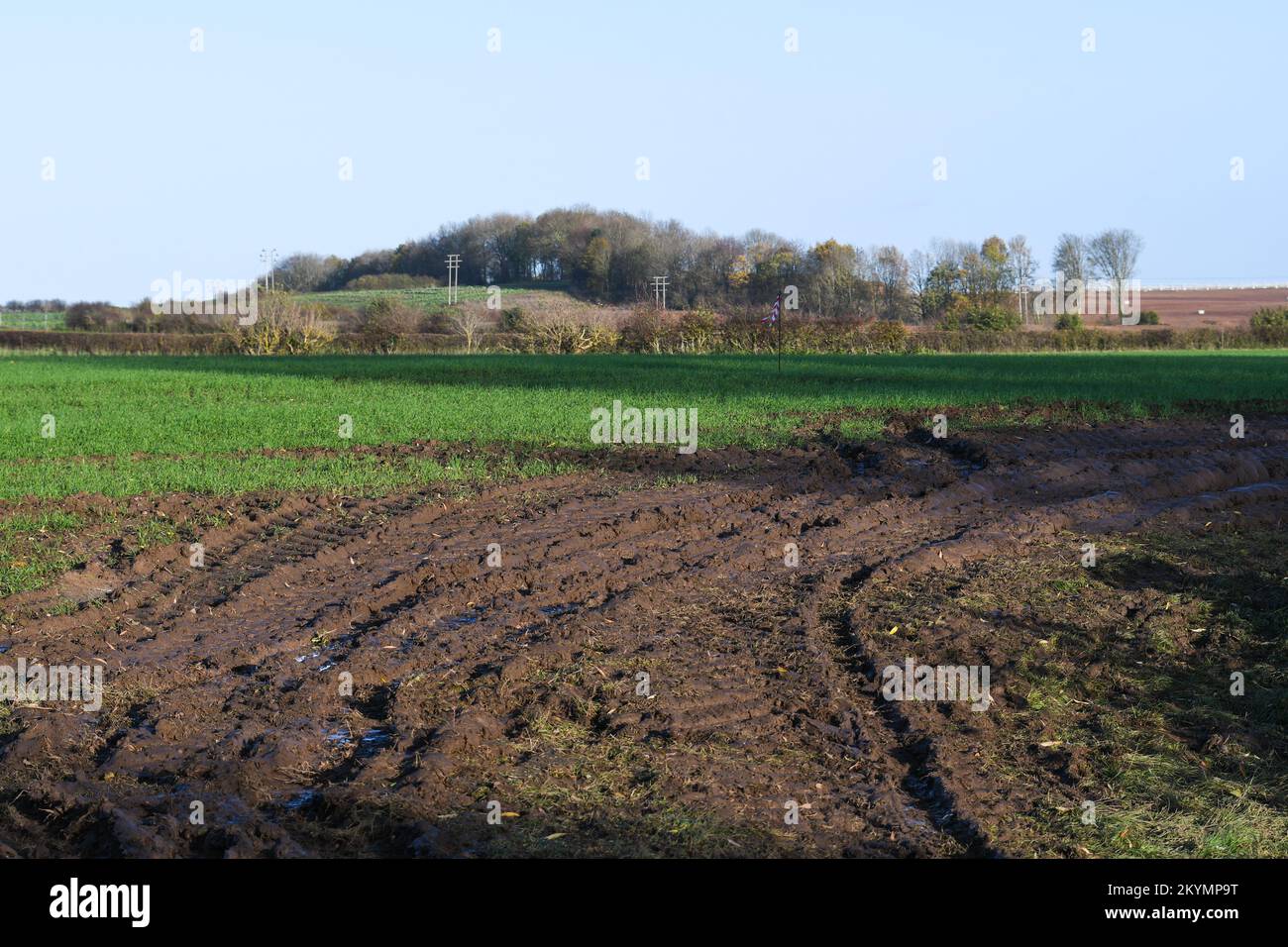 Churned up field hi-res stock photography and images - Alamy