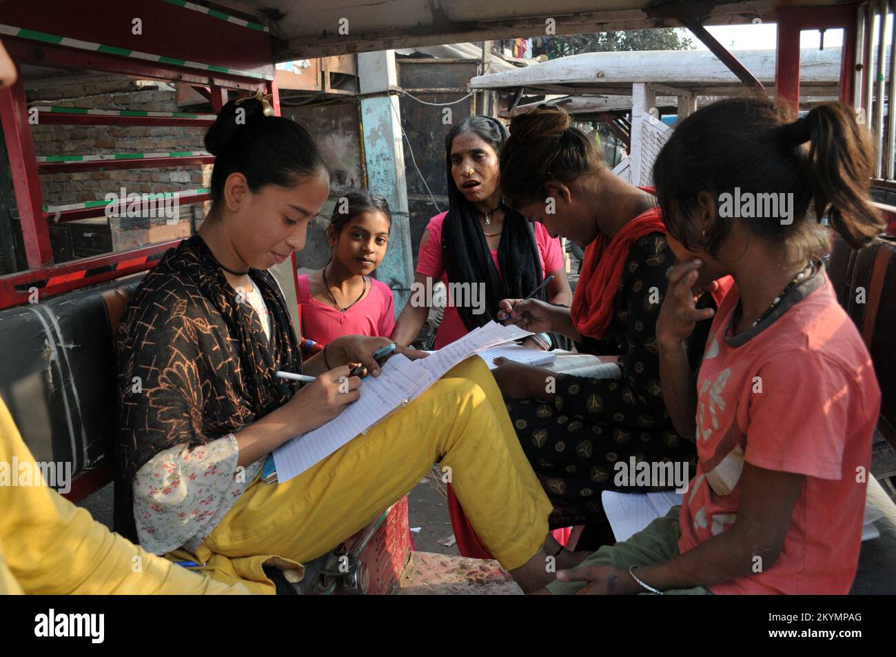 Delhi, New Delhi, India. 1st Dec, 2022. some of girls study in E ...