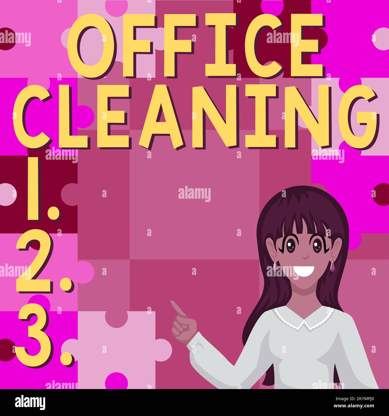 Hand writing sign Office Cleaning. Word Written on the action or ...