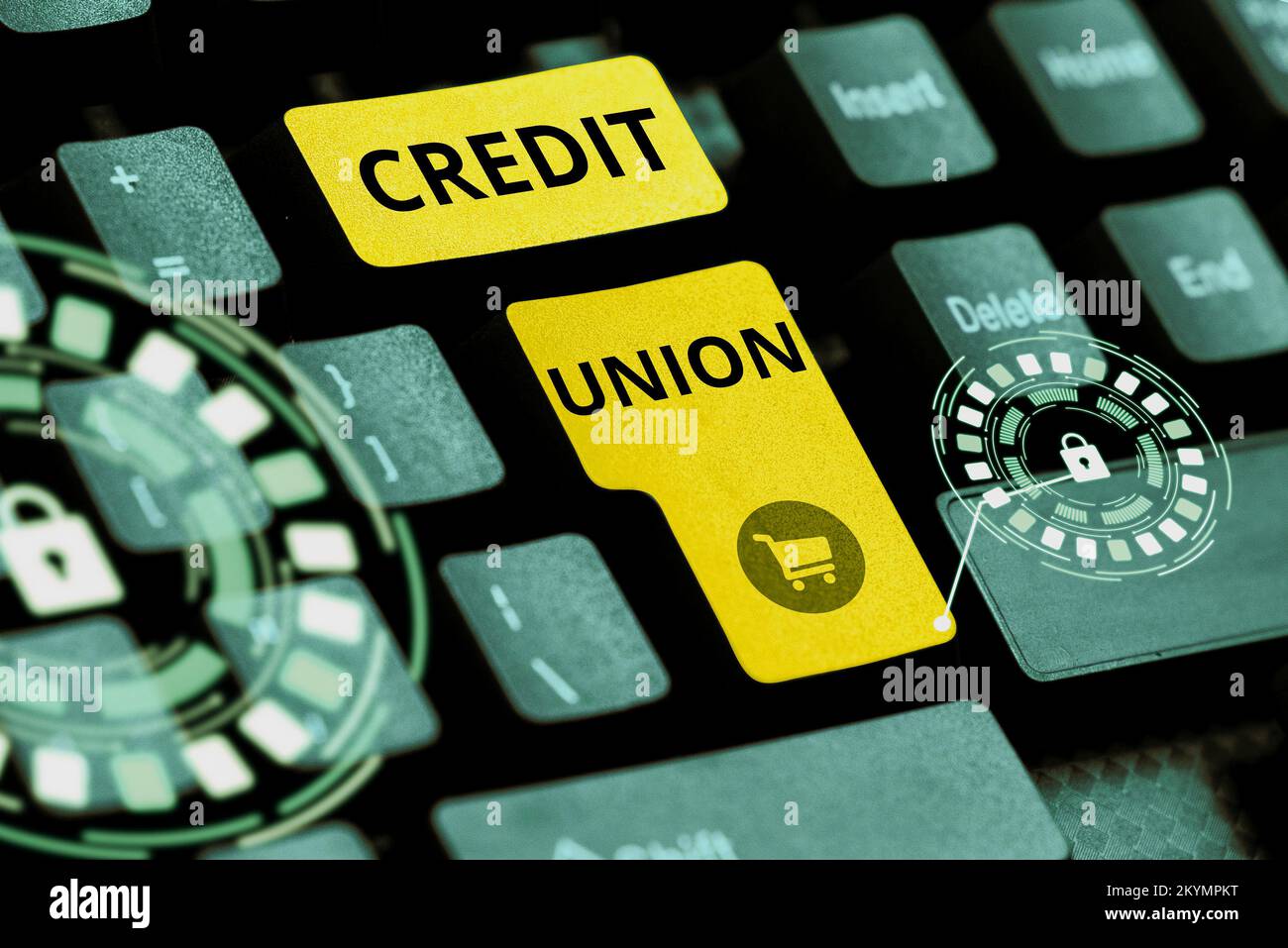 Inspiration showing sign Credit Union. Business idea cooperative ...