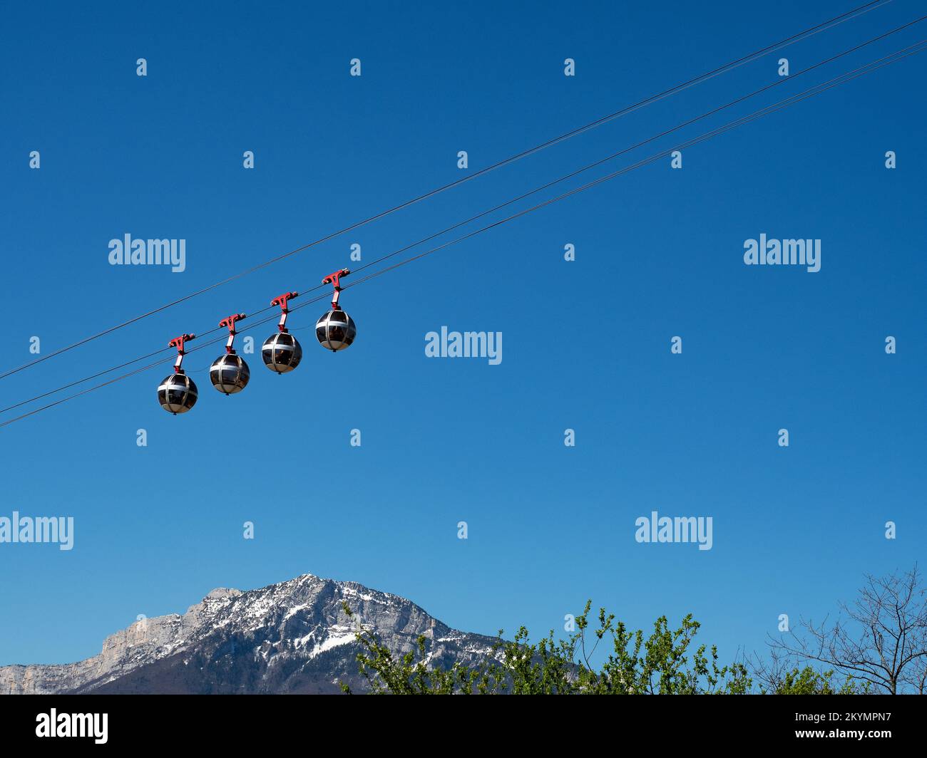 First urban cable car Stock Photo - Alamy