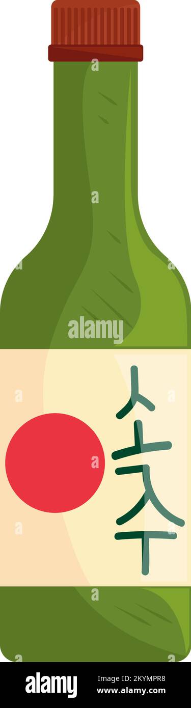 soju korean drink Stock Vector Image & Art - Alamy