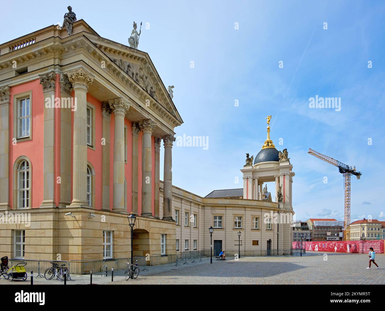 Everyday scenery of the Old Market Square, looking towards the ...