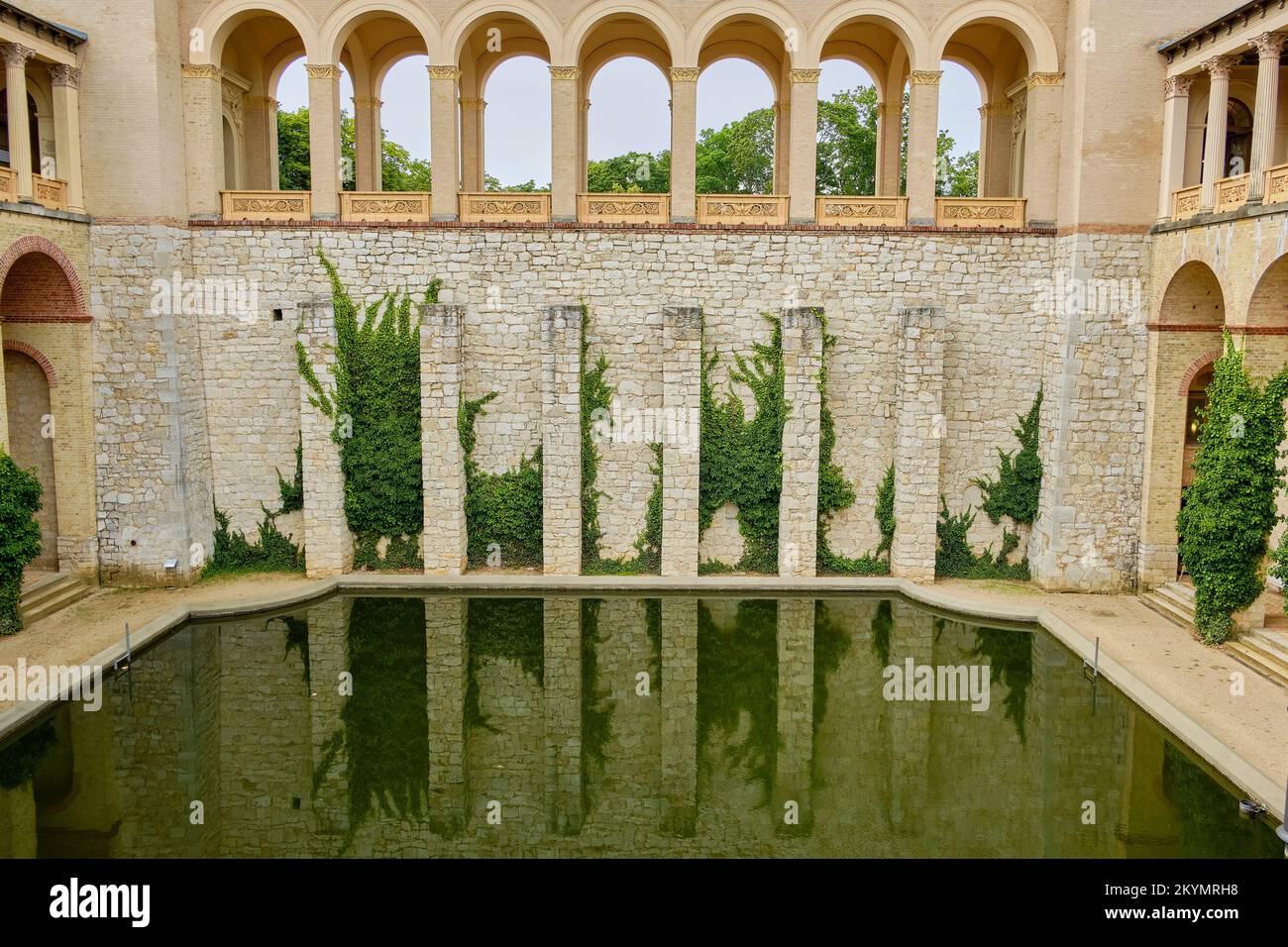 The Belvedere on Pfingstberg hill, built as a lookout point and palace ...
