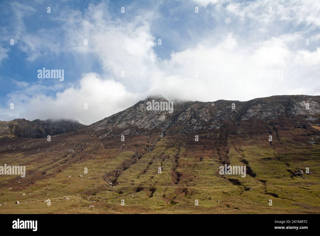 The South Slabs and Rosa Slabs Goat Fell viewed from Glen Rosa The Isle ...