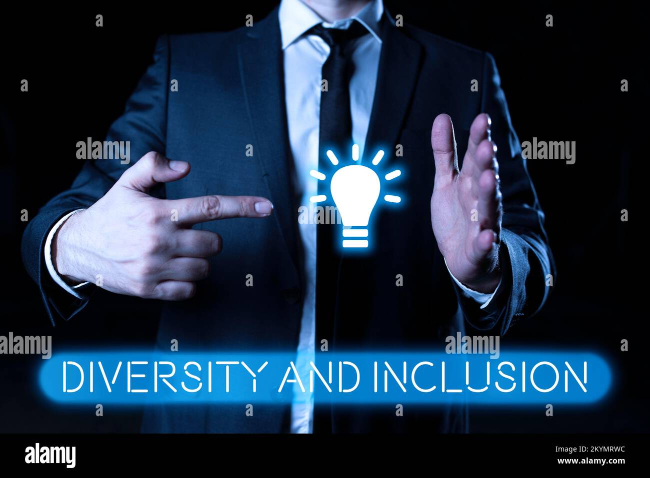 Conceptual caption Diversity And Inclusion. Word for range human ...