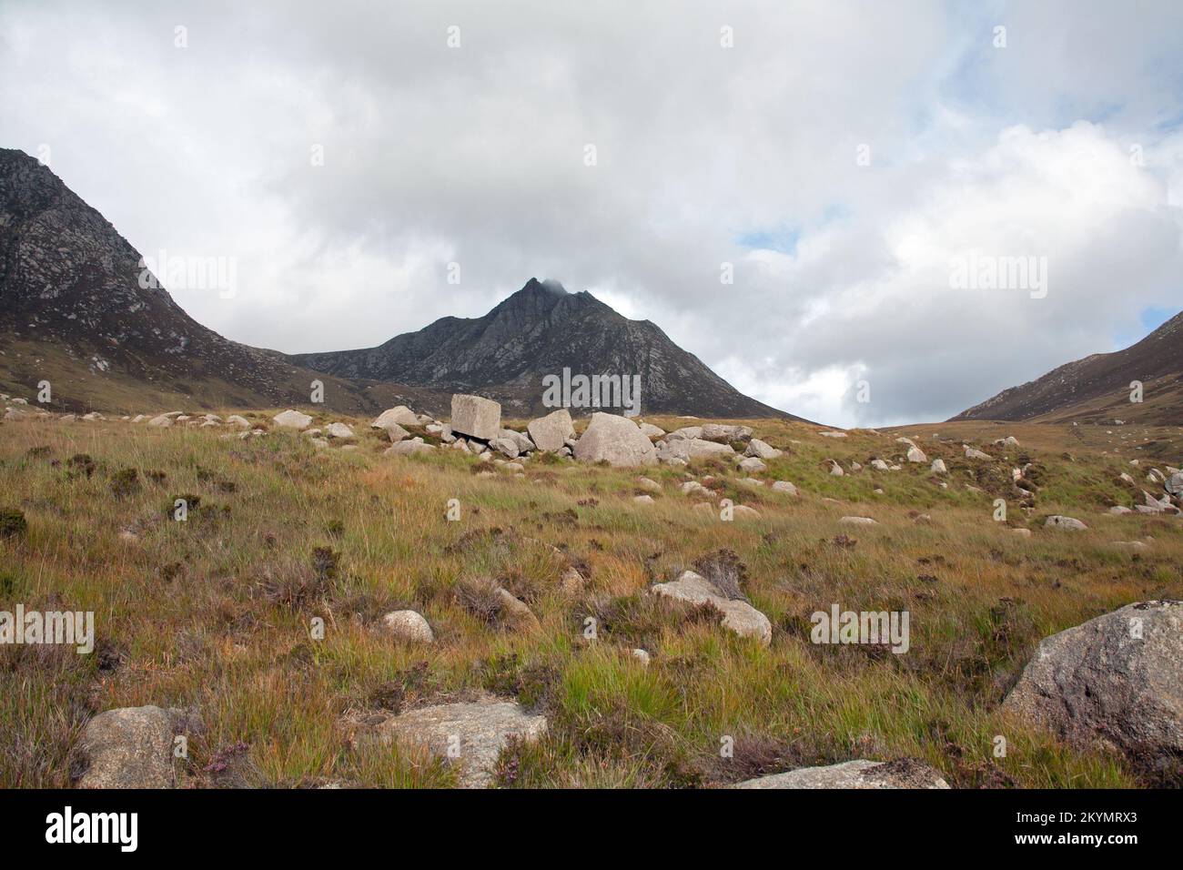 Cir Mhor rising above Glen Rosa and Glenrosa Water the Isle of Arran ...