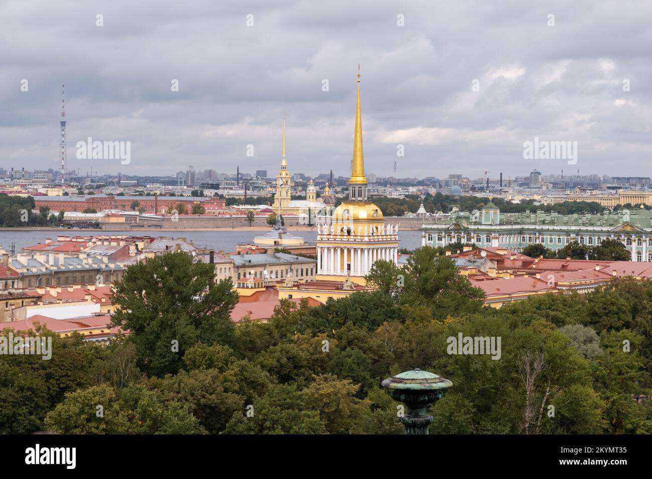 Top view st isaacs cathedral hi-res stock photography and images - Alamy