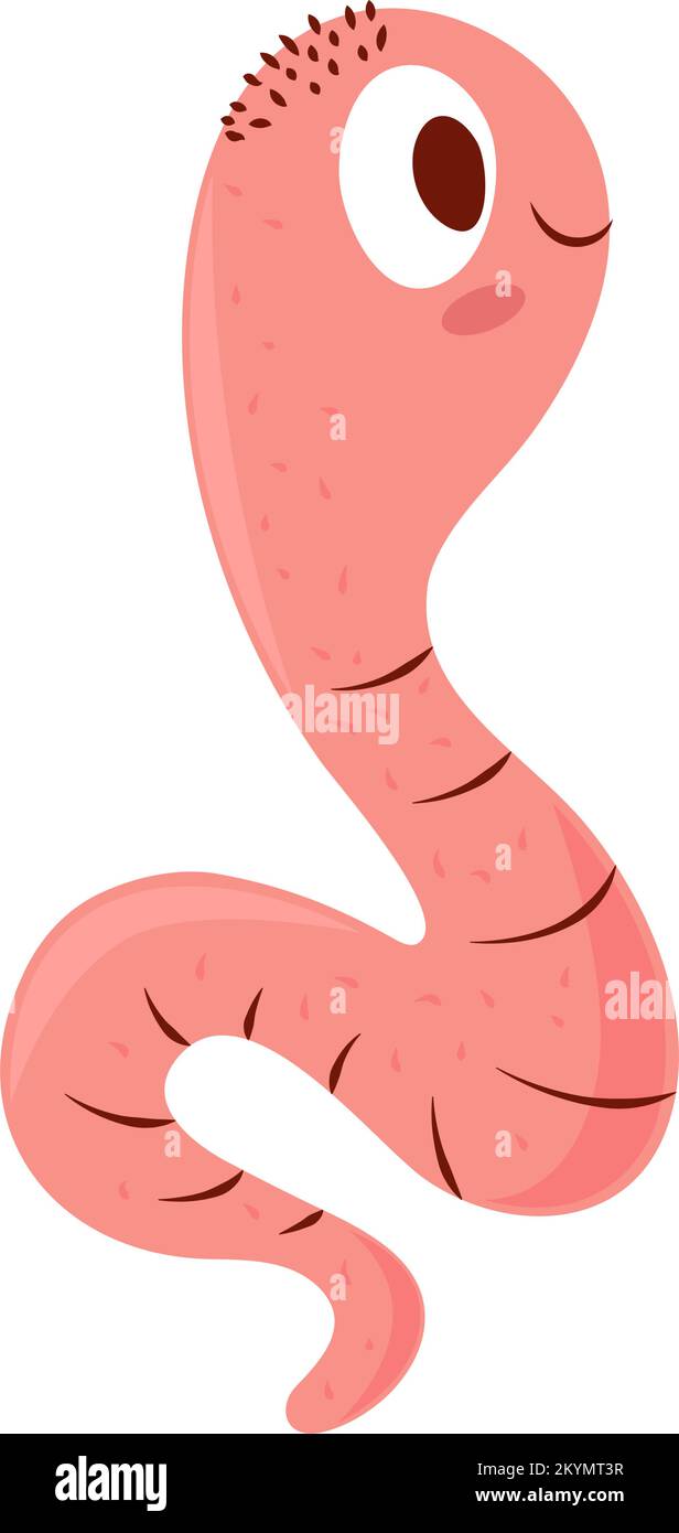 earthworm insect cartoon Stock Vector Image & Art - Alamy