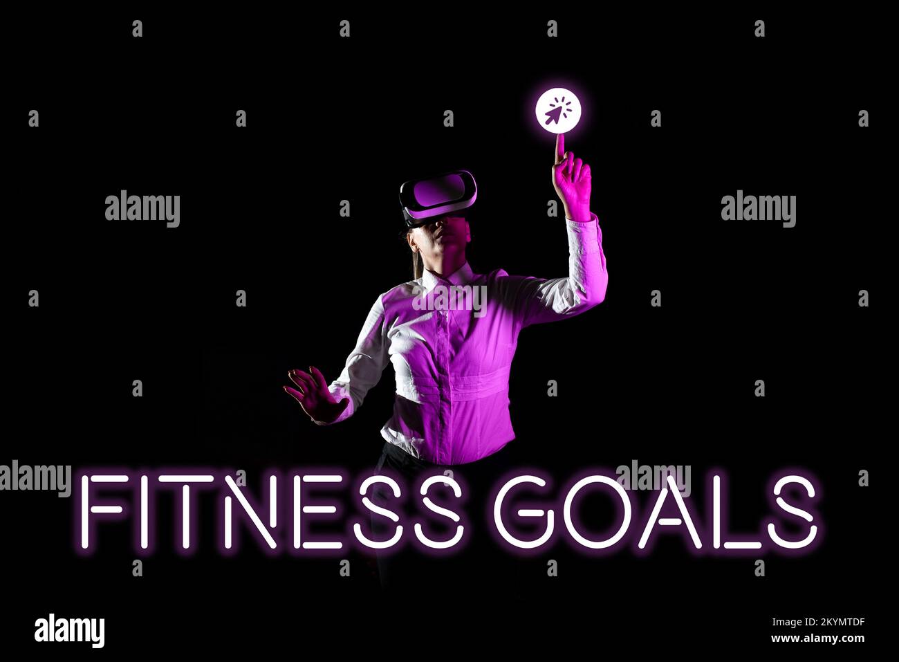 Hand writing sign Fitness Goals. Word Written on Loose fat Build muscle ...