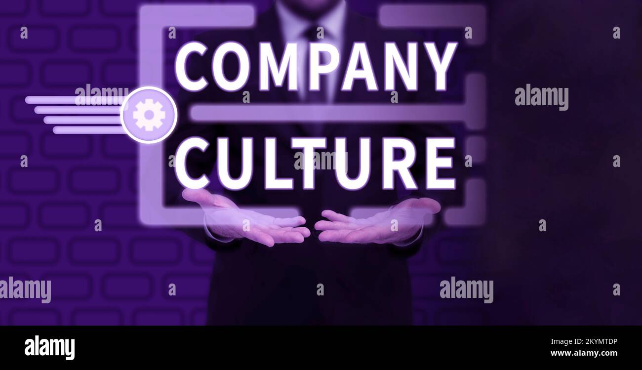 Text showing inspiration Company Culture. Business approach The ...