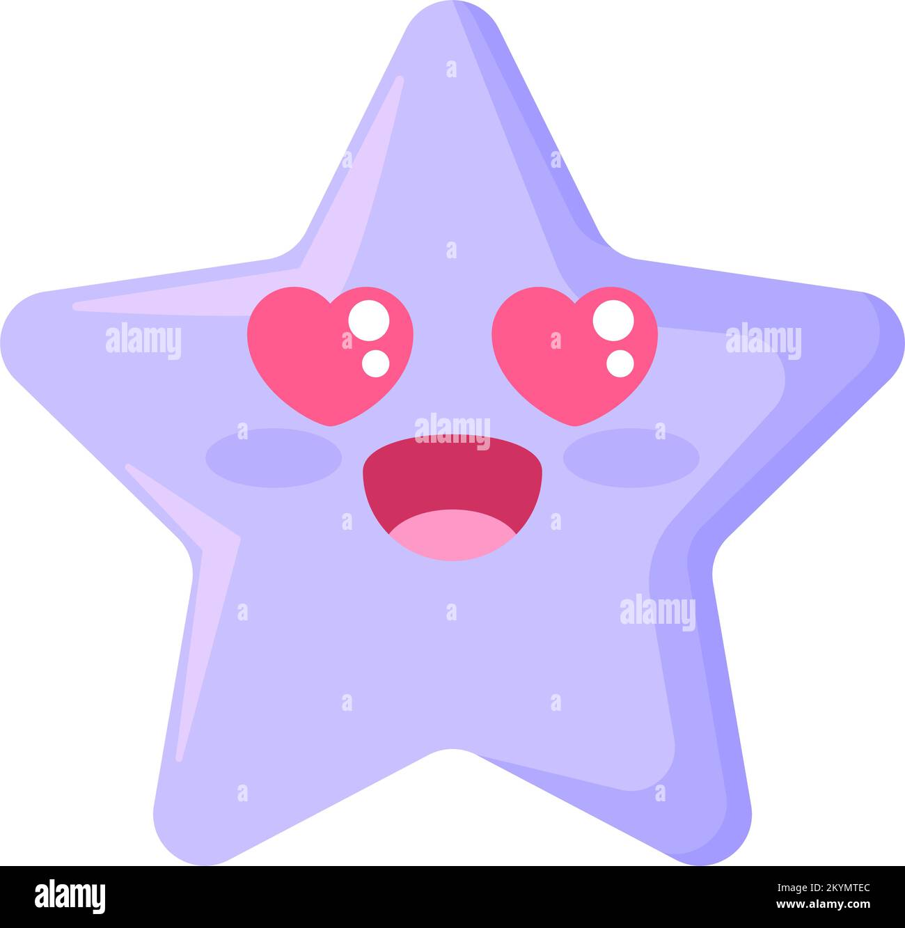 cute star kawaii sky Stock Vector Image & Art - Alamy