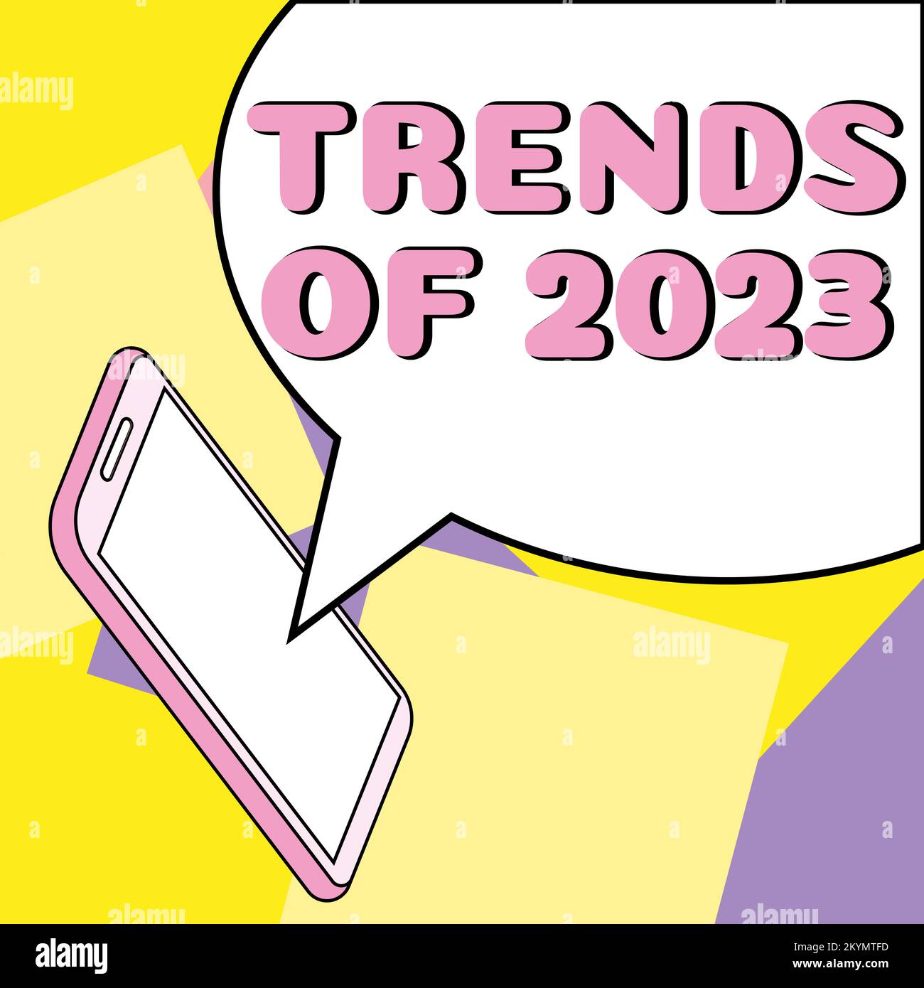 Sign displaying Trends Of 2023. Internet Concept things that is famous ...