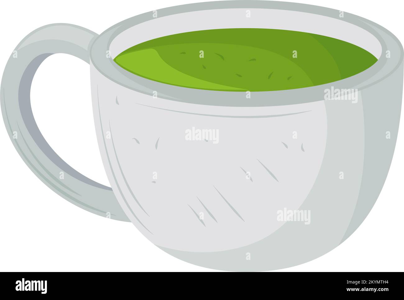 matcha tea cup Stock Vector Image & Art - Alamy