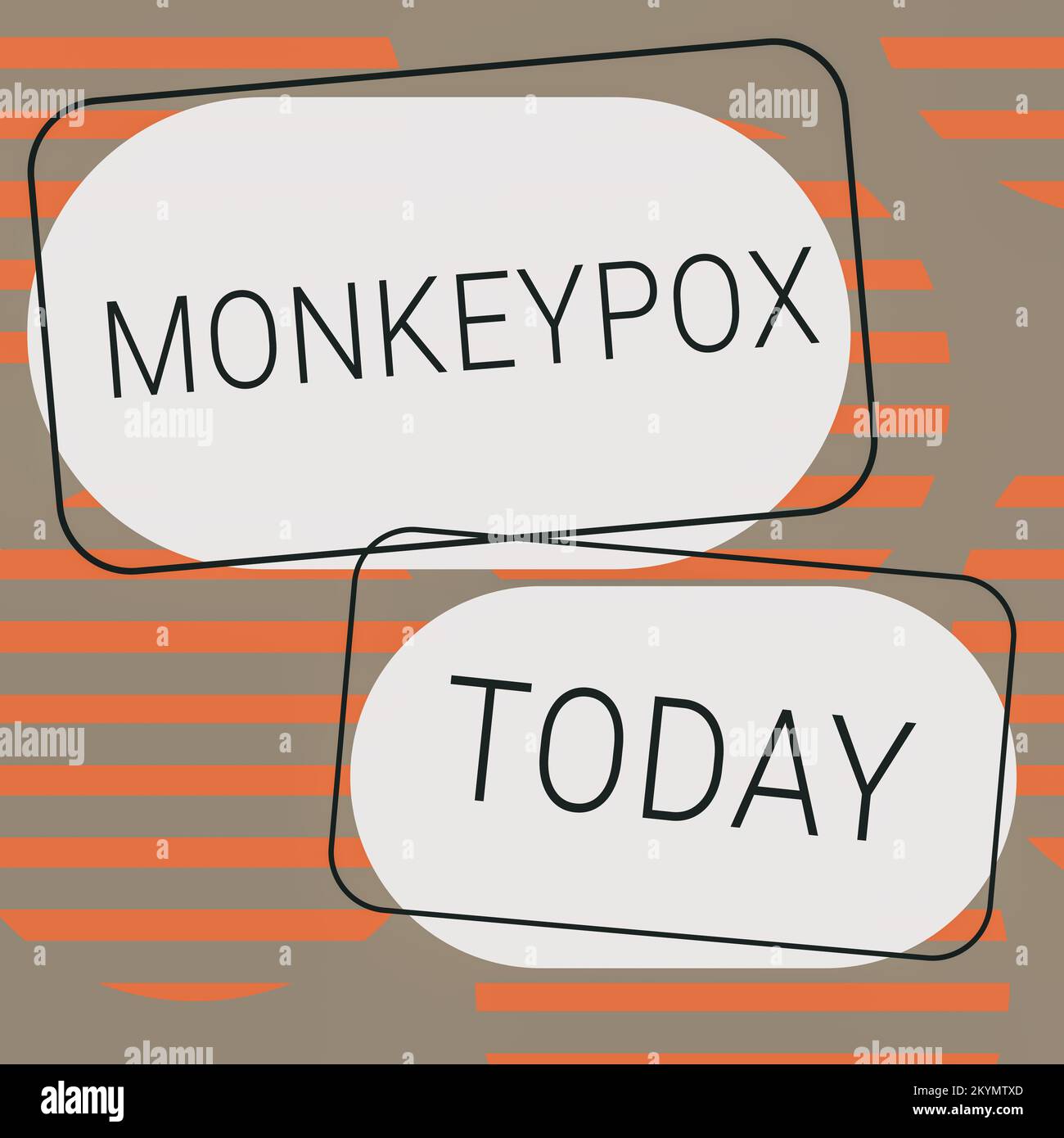 Sign displaying Monkeypox. Concept meaning poxvirus of Africa caused by ...