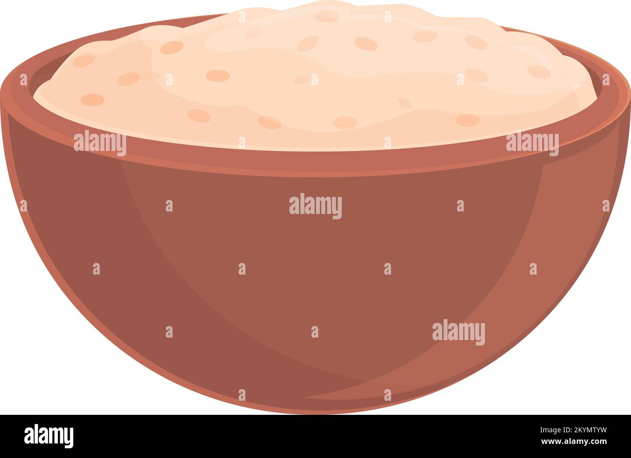 Rice bowl icon cartoon vector. Chinese food. Festival meal Stock Vector ...