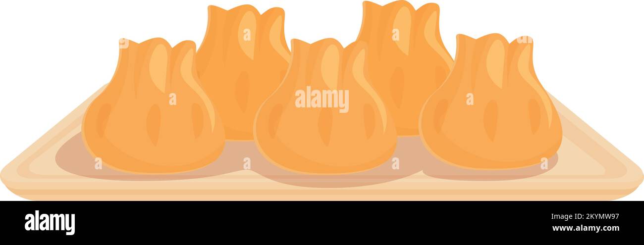 Dumpling food icon cartoon vector. Chinese festival. China food Stock ...