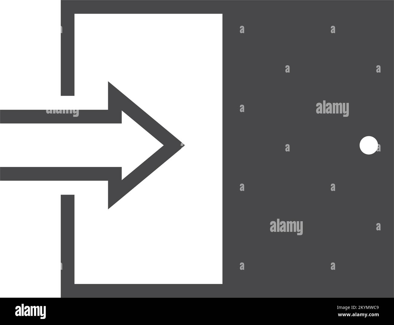 exit door sign Stock Vector Image & Art - Alamy