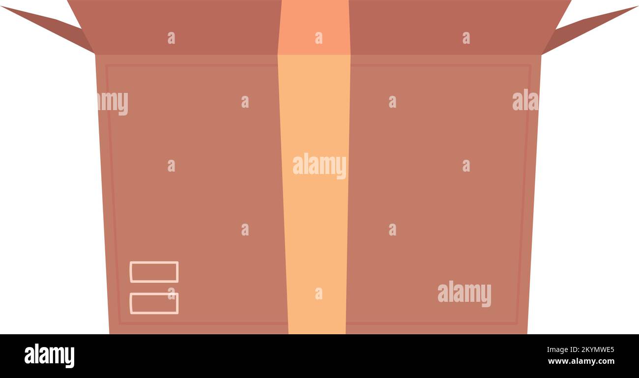 open carton box Stock Vector Image & Art - Alamy