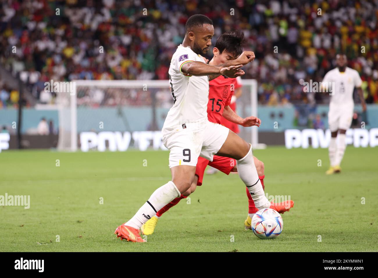 Jordan Ayew of Ghana during the FIFA World Cup 2022, Group H football ...